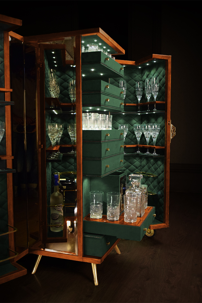 Small Bar Cabinet | Trunks of Spirit | Trunks Company